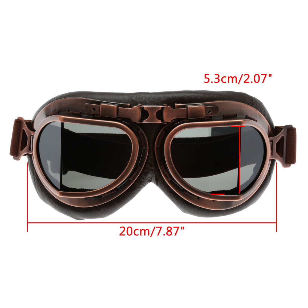 Retro Steampunk Motorcycle Goggles – Steampunk Oddities