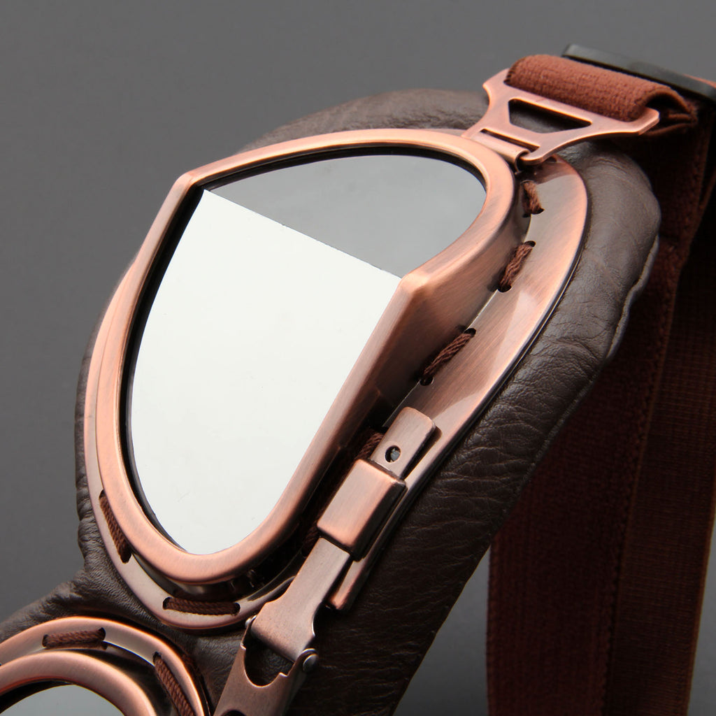 Retro Steampunk Motorcycle Goggles – Steampunk Oddities