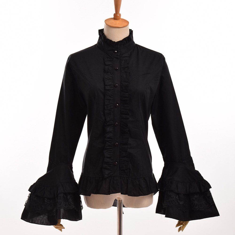 Victorian Ruffled Blouse – Steampunk Oddities