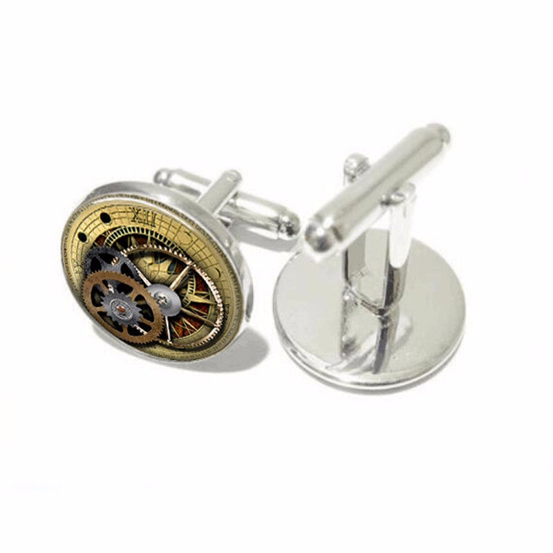 Steampunk Gear Cufflinks – Steampunk Oddities
